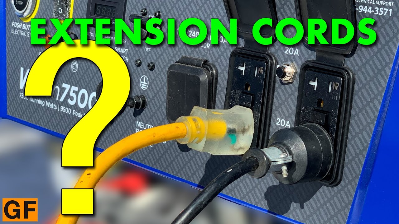 Everything You Wanted To Know About Generator Extension Cords ...