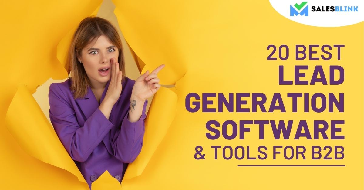 5+ Best B2B Lead Generation Software and Tools for 2024 - Manometcurrent