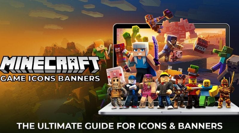 Minecraft (2009) Game Icons Banners Collection - Manometcurrent