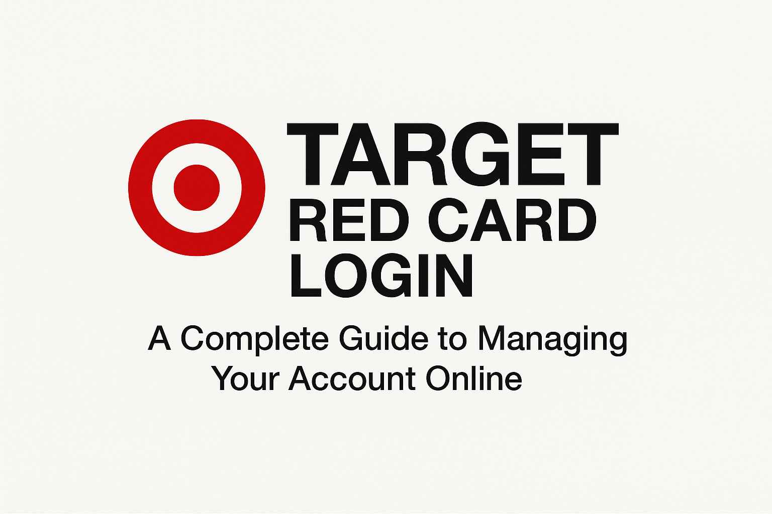 Target Red Card Login: A Complete Guide to Managing Your Account Online ...